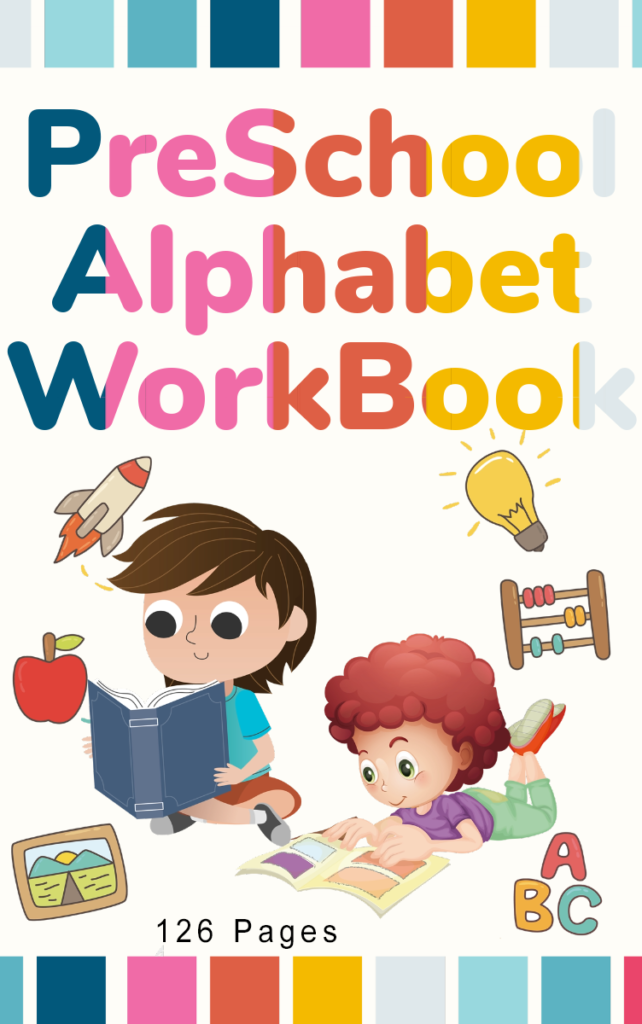 ‘Preschool Alphabet Workbook’ – 126 Pages Printable Alphabet Learning ...